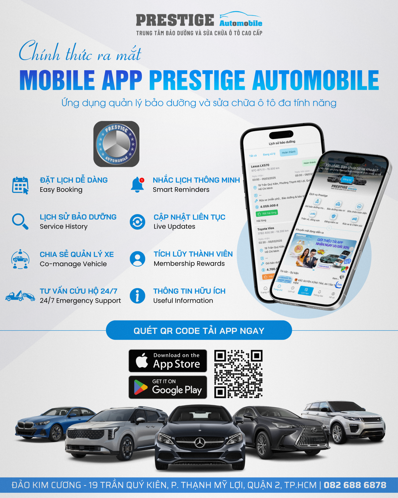 NÂNG TẦM TRẢI NGHIỆM DỊCH VỤ VỚI ỨNG DỤNG MOBILE APP PRESTIGE ...
